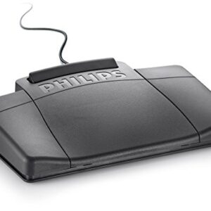 Philips LFH072052 720-T Desktop Analog Mini Cassette Transcriber Dictation System with Foot Control