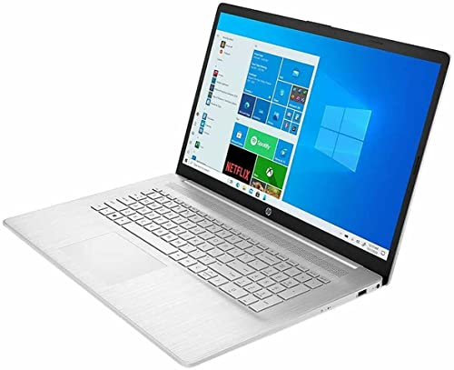 2022 HP 17.3" FHD Laptop, AMD Ryzen 5 5500U, AMD Radeon Graphics, 6-Core up to 4.0GHz, 12GB DDR4 RAM, 2TB HDD, Windows10 Home, Touchsreen, BrightView, WiFi 5, Natural Silver, with MTC Stylus Pen