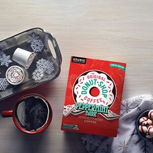 The Original Donut Shop Peppermint Bark Coffee, Black, 12 K-Cup Pods, 4.1 Oz