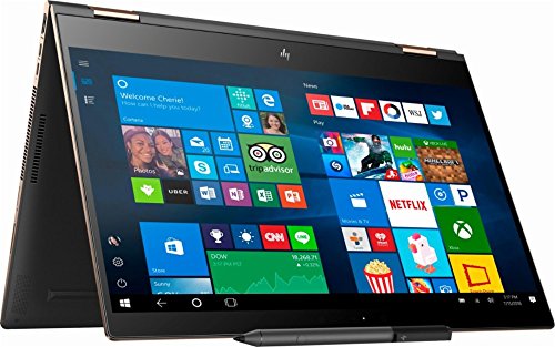 HP Spectre x360-15t Quad Core(8th Gen Intel i7-8550U, 16GB RAM, 512G PCIe NVMe SSD, 4K IPS micro-edge Corning Gorilla, Windows 10)Bang & Olufsen 15.6" 2-in-1 Convertible Dark Ash + HP Warranty