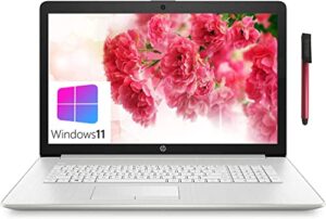 hp 2022 17 laptop computer, 17.3″ fhd anti-glare 300 nits, intel core i3-1115g4 (beat i5-10210u), 8gb ddr4 ram, 256gb pcie ssd, 802.11ac wifi, bluetooth 4.2, windows 11, broag 64gb flash drive