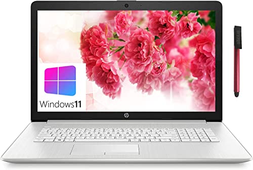 HP 2022 17 Laptop Computer, 17.3" FHD Anti-Glare 300 nits, Intel Core i3-1115G4 (Beat i5-10210U), 8GB DDR4 RAM, 256GB PCIe SSD, 802.11AC WiFi, Bluetooth 4.2, Windows 11, broag 64GB Flash Drive