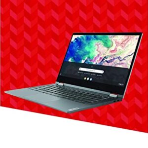 Lenovo Chromebook Flex 5 13" FHD IPS Touchscreen 2-in-1 Laptop, Intel Core i3-10110U, 4GB DDR4, 64GB eMMC, MicroSD Card Reader, Webcam, WiFi,BT, Backlit Keyboard, Chrome OS/ GCube 64GB Micro SD Card