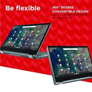 Lenovo Chromebook Flex 5 13" FHD IPS Touchscreen 2-in-1 Laptop, Intel Core i3-10110U, 4GB DDR4, 64GB eMMC, MicroSD Card Reader, Webcam, WiFi,BT, Backlit Keyboard, Chrome OS/ GCube 64GB Micro SD Card