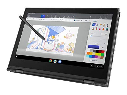 Lenovo 500e Chromebook 2nd Gen 81MC001EUS 11.6" Touchscreen 2 in 1 Chromebook - HD - 1366 x 768 - Intel Celeron N4120 Quad-core (4 Core) 1.10 GHz - 4 GB RAM - 32 GB Flash Memory - Black