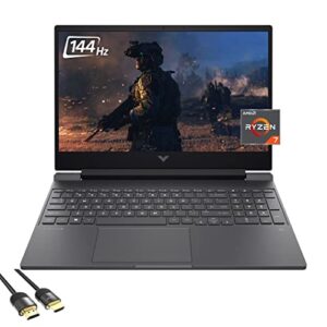 2022 hp victus 15 gaming laptop, 15.6″ fhd ips 144hz, amd 8-core ryzen 7 5800h (beat i9-10980hk), geforce rtx 3050 ti, 32gb ram, 1tb pcie ssd, usb-c, rj45, wifi 6, backlit, sps hdmi 2.1 cable, win 11