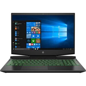 hp pavilion gaming 15-inch micro-edge laptop, intel core i5-9300h processor, nvidia geforce gtx 1650 (4 gb), 8 gb sdram, 256 gb ssd, windows 10 home (shadow black/acid green)