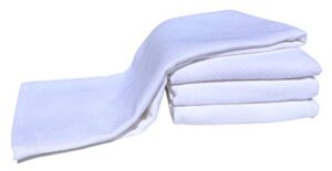 williams-sonoma all purpose pantry towels, kitchen towels, set of 4, white, 100% cotton