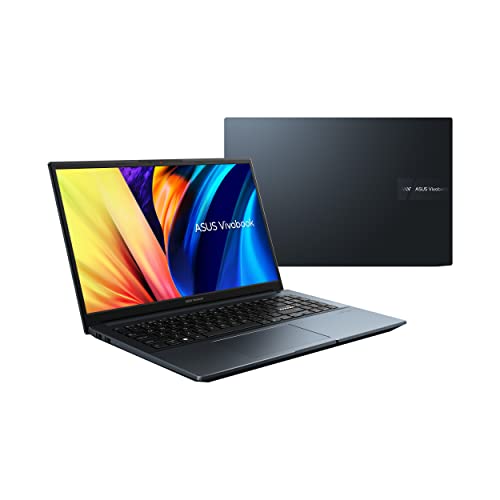 ASUS Vivobook Pro 15 Laptop, 15.6” FHD Display, AMD Ryzen 5 5600H Mobile CPU, NVIDIA® GeForce® GTX 1650 GPU, 8GB RAM, 512GB SSD, Windows 11 Home, Fingerprint Reader, Quiet Blue, M6500QH-DB51