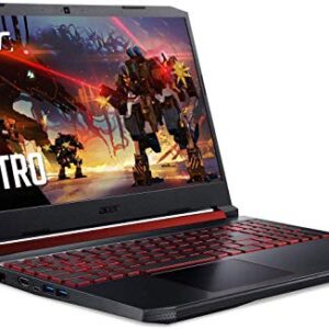 Acer Nitro 5 17.3 Inch Laptop, FHD IPS 144Hz Gaming Display, Intel Core i5-12500H, NVIDIA GeForce RTX 3050, 8GB RAM, 512GB SSD, Wi-FI 6, Win 11, Bundle with JAWFOAL