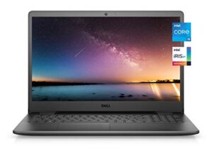 dell newest inspiron 15 3000 laptop, 15.6″ full hd display, intel core i5-1135g7, 12gb ddr4 ram, 256gb ssd, webcam, hdmi, rj-45, sd card reader, wi-fi, windows 10 home, black