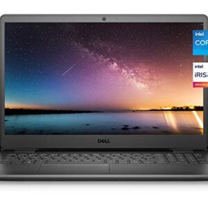 Dell Newest Inspiron 15 3000 Laptop, 15.6" Full HD Display, Intel Core i5-1135G7, 12GB DDR4 RAM, 256GB SSD, Webcam, HDMI, RJ-45, SD Card Reader, Wi-Fi, Windows 10 Home, Black