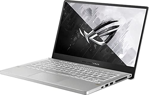 Asus ROG Zephyrus G14 VR Ready Gaming Laptop, 14" 144Hz Full HD IPS Display, 8 Cores AMD Ryzen 9 5900HS,NVIDIA GeForce RTX 3060, Moonlight White-Tikbot Accessories (16GB RAM |1TB PCIe SSD)