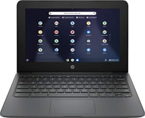 hp – 11.6″ chromebook – intel celeron – 4gb memory – 32gb emmc flash memory – ash gray (renewed)