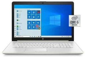 hp 17-by3065st 17.3″ notebook intel core i5-1035g1 – 8gb ddr4 – 128gb ssd + 1tb hdd – intel uhd graphics – windows 10 – silver – new