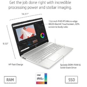 [Windows 11 Pro] Newest HP Pavilion Business Laptop, 15.6" FHD IPS Touchscreen, i7-1165G7(Up to 4.7GHz), 32GB RAM, 1TB PCIe SSD, Intel Iris Xe Graphics, Webcam, NumPad, HDMI, WiFi, Bluetooth