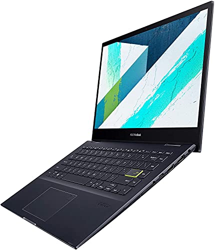 ASUS VivoBook 14" FHD LED 2-in-1 Touchscreen Premium Laptop | AMD Ryzen 5 5500U | 20GB DDR4 RAM | 1TB SSD | Fingerprint | HDMI | Windows 10 | Black | with Microsoft Office Bundle