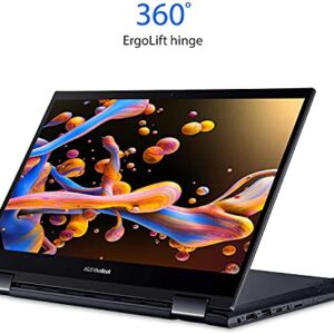 ASUS VivoBook 14" FHD LED 2-in-1 Touchscreen Premium Laptop | AMD Ryzen 5 5500U | 20GB DDR4 RAM | 1TB SSD | Fingerprint | HDMI | Windows 10 | Black | with Microsoft Office Bundle