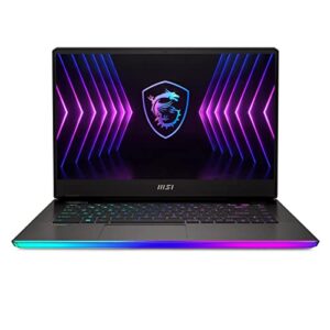 msi raider ge67hx 15.6″ oled qhd 240hz gaming laptop: intel core i9-12900hx rtx 3080 ti 32gb ddr5 1tb nvme ssd, usb-type c, thunderbolt 4, cooler boost 5, win11 pro: titanium blue 12uhs-069