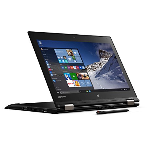 Lenovo Thinkpad Yoga 260 2-in-1 Business Laptop - 12.5 Inch IPS Touchscreen (1366x768), Intel Core i5-6200U, 500GB SSD, 8GB DDR4, Backlit Keyboard, Windows 10 Professional 64-bit - Black