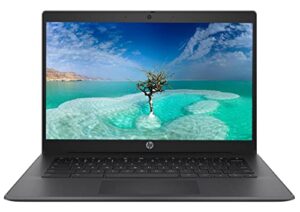 2022 newest hp 14″ flagship chromebook, amd processor, 8gb lpddr4, 32gb storage, chrome os, dale black (renewed) (dale black)