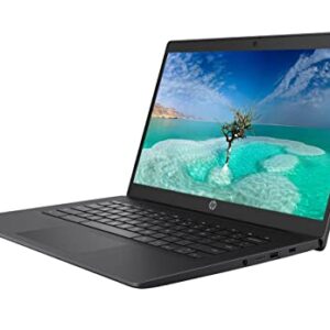 2022 Newest HP 14" Flagship Chromebook, AMD Processor, 8GB LPDDR4, 32GB Storage, Chrome OS, Dale Black (Renewed) (Dale Black)