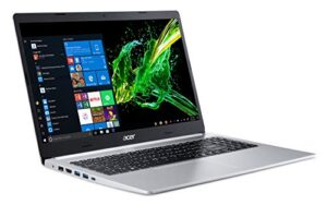 acer aspire 5 slim laptop, 15.6″ full hd ips display, 10th gen intel core i3-10110u, 4gb ddr4, 128gb pcie nvme ssd, intel wi-fi 6 ax201 802.11ax, backlit kb, windows 10 in s mode, a515-54-37u3,black