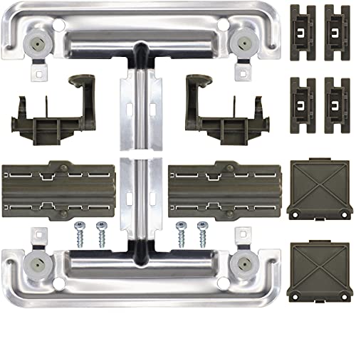 W10712395 Dishwasher Replacement Top Rack for Kenmore Kitchenaid Whirlpool Dishwasher Parts, Replace W10350375 AP5957560 Dishwasher Upper Rack Parts, WDT750SAHZ0 WDT970SAHZ0 WDT780SAEM1 WDTA50SAHZ0