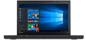 lenovo thinkpad l470 windows 10 pro – i5-6300u, 256gb ssd, 8gb ram, 14-inch ips fhd (1920×1080) matte display, intel hd graphics 520 (renewed)