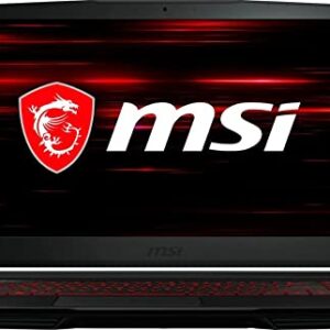 MSI GF63 15.6" FHD Premium Gaming Laptop | Intel 6-Core i5-10500H | 8GB RAM | 256GB SSD | NVIDIA GeForce GTX 1650 Max-Q | Backlit Keyboard | Windows 11 | with HDMI Cable Bundle