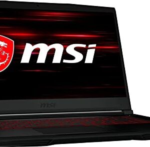 MSI GF63 15.6" FHD Premium Gaming Laptop | Intel 6-Core i5-10500H | 8GB RAM | 256GB SSD | NVIDIA GeForce GTX 1650 Max-Q | Backlit Keyboard | Windows 11 | with HDMI Cable Bundle