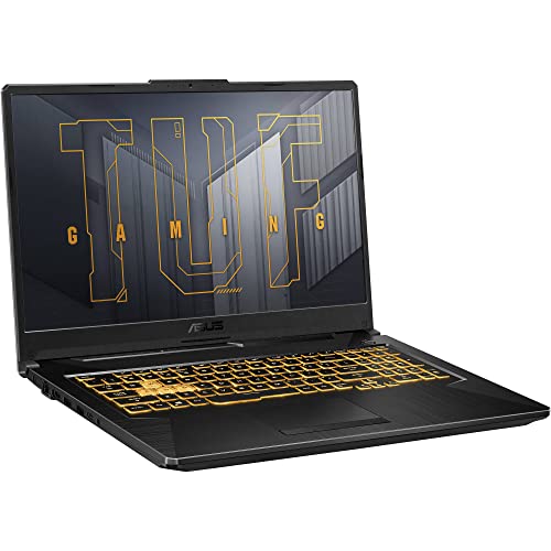 ASUS TUF A17 17.3" 144Hz FHD IPS Gaming Laptop (AMD Ryzen 7 4800H 8-Core, 16GB RAM, 2x512GB PCIe SSD RAID 0 (1TB), GeForce RTX 3050 4GB, Backlit KB, WiFi 6, BT 5.2, RJ-45, Webcam, Win 11 Home) w/Hub