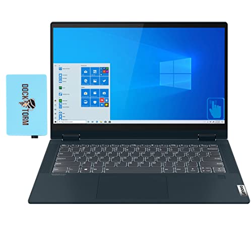 Lenovo IdeaPad Flex 5 14ALC05 14.0" 60Hz Touchscreen FHD Laptop (AMD Ryzen 7 5700U 8-Core, 16GB RAM, 512GB SSD, AMD Radeon, Backlit KYB, Fingerprint, WiFi 6, BT 5.2, Win 11 Home) with Hub