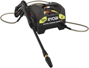 ryobi 1,600-psi 1.2-gpm electric pressure washer (model ry141612)