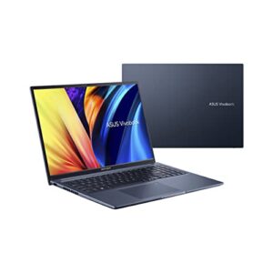 asus vivobook 16x laptop, 16” wuxga (1920 x 1200) 16:10 display, amd ryzen 5 5600h cpu, amd radeon™ vega 7 graphics, 8gb ram, 512gb ssd, fingerprint sensor, windows 11 home, quiet blue, m1603qa-ds52