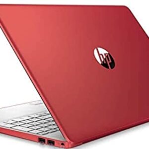 2021 Newest HP Pavilion 15.6" HD Laptop Computer, Intel Pentium Processor, 4GB RAM, 128GB SSD, HD Webcam, USB-C, HDMI, Ethernet RJ-45, Windows 10 S, Red, TiTac Accessory (Renewed)