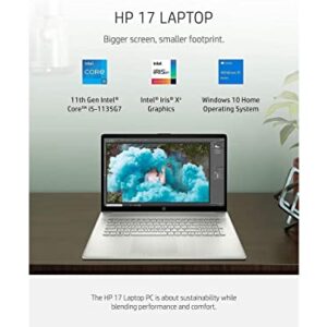 HP 17.3 inch Home and Business Laptop | Intel Core i5-1135G7 | 1920x1080 IPS Display (Full-HD) | Backlit Keyboard | 16GB Memory 1TB SSD Storage | Win11 Pro | Natural Silver