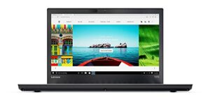 lenovo thinkpad t470 laptop with intel core i5-6300u processor, 8gb ddr4 ram, 180gb ssd, black – 14″ – black