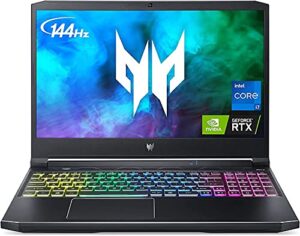 acer predator helios 300 15.6″ fhd 144hz 3ms ips gaming laptop | intel 8-core i7-11800h | 64gb | 1tbssd+2tbhdd | nvidia geforce rtx 3060 | red backlit keyboard | windows 10 | with usb3.0 hub bundle