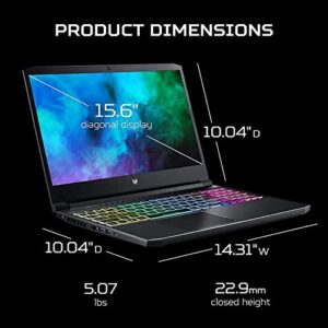 Acer Predator Helios 300 15.6" FHD 144Hz 3ms IPS Gaming Laptop | Intel 8-Core i7-11800H | 64GB | 1TBSSD+2TBHDD | NVIDIA GeForce RTX 3060 | Red Backlit Keyboard | Windows 10 | with USB3.0 HUB Bundle