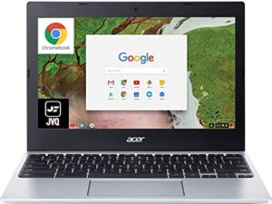 2022 newest acer 311 chromebook 11.6″ hd display laptop computer, mediatek 8-core mt8183c processor, 4gb lpddr4x ram, 32gb emmc, wifi 5, webcam, bluetooth, usb type-c, chrome os, silver+jvq mp