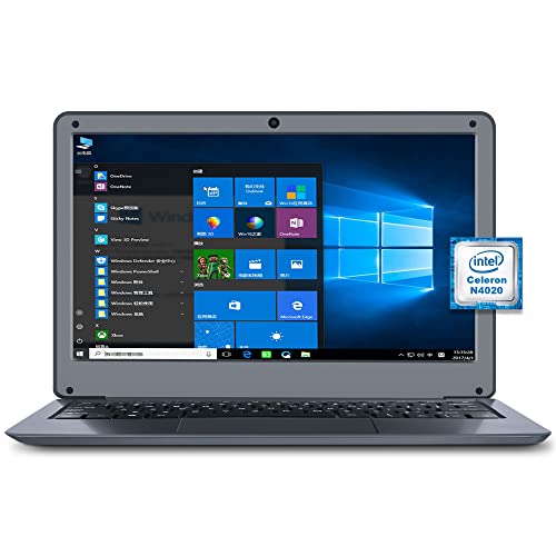 EVRAIN Windows 10 Mini Laptop, Intel Celeron N4020, 6GB RAM, 64GB Storage, 11.6" HD Anti-Glare Display, Windows 10 Laptop, Learning Laptop, Office Laptop for Men and Women