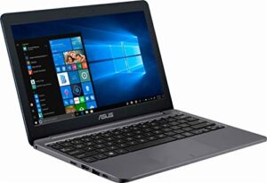 2018 asus laptop – 11.6″ 1366 x 768 hd resolution – intel celeron n4000 – 2gb memory – 32gb emmc flash memory – windows 10 – star gray