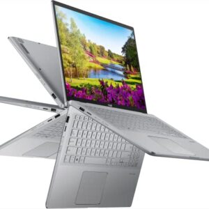 ASUS ZenBook 2-in-1 15.6” Touch 360° Flip Slim Laptop | AMD Ryzen 7 5700U(Beat i7-1180G7) | NVIDIA GeForce MX450 | Backlit KB | Windows 11 | Harman/kardon | w/Mouse Pad (8GB RAM | 256GB SSD)