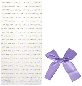 amscan baby shower cello treat bags, neutral