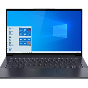 Lenovo Ideapad Slim 7 Laptop 14" FHD (1920 x 1080) IPS Touchscreen Display, Fingerprint Reader, Intel EVO Core i5-1135G7 2.40GHz, 8GB RAM, 512GB SSD, Bluetooth, Windows 11 Home, Slate Gray, EAT Cloth