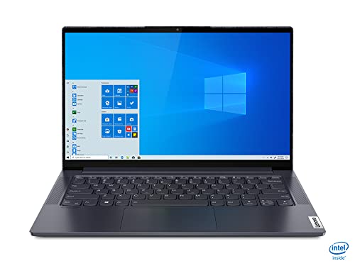 Lenovo Ideapad Slim 7 Laptop 14" FHD (1920 x 1080) IPS Touchscreen Display, Fingerprint Reader, Intel EVO Core i5-1135G7 2.40GHz, 8GB RAM, 512GB SSD, Bluetooth, Windows 11 Home, Slate Gray, EAT Cloth