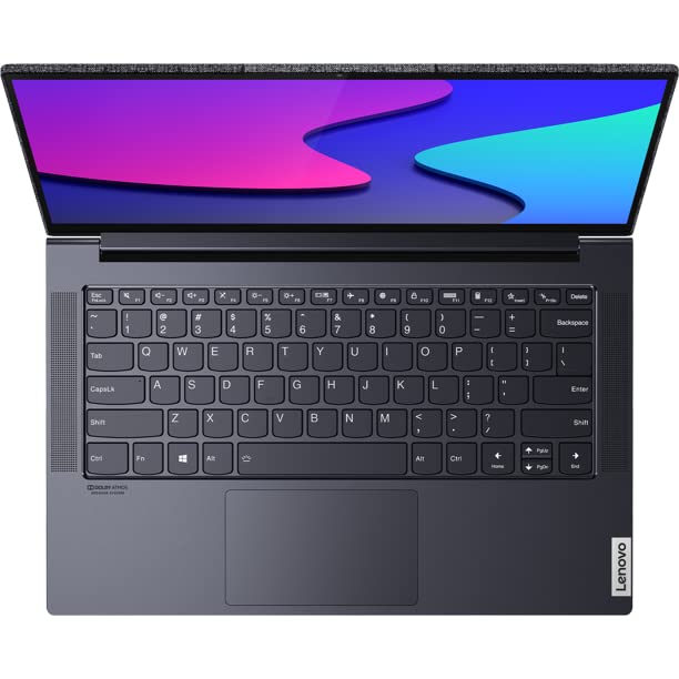 Lenovo Ideapad Slim 7 Laptop 14" FHD (1920 x 1080) IPS Touchscreen Display, Fingerprint Reader, Intel EVO Core i5-1135G7 2.40GHz, 8GB RAM, 512GB SSD, Bluetooth, Windows 11 Home, Slate Gray, EAT Cloth