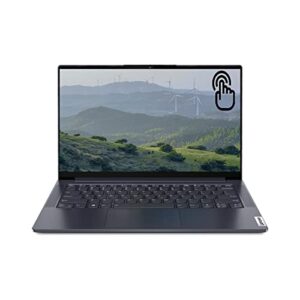 Lenovo Ideapad Slim 7 Laptop 14" FHD (1920 x 1080) IPS Touchscreen Display, Fingerprint Reader, Intel EVO Core i5-1135G7 2.40GHz, 8GB RAM, 512GB SSD, Bluetooth, Windows 11 Home, Slate Gray, EAT Cloth