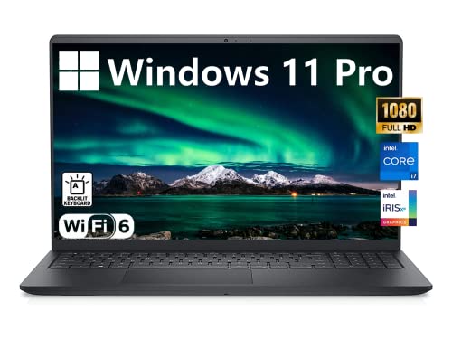 Dell Inspiron 3000 3520 Business Laptop, 15.6" FHD 120Hz Display, 12th Gen Intel Core i7-1255U Processor, Windows 11 Pro, 64GB RAM, 2TB SSD, WiFi 6, Backlit Keyboard, Long Battery Life, Durlyfish